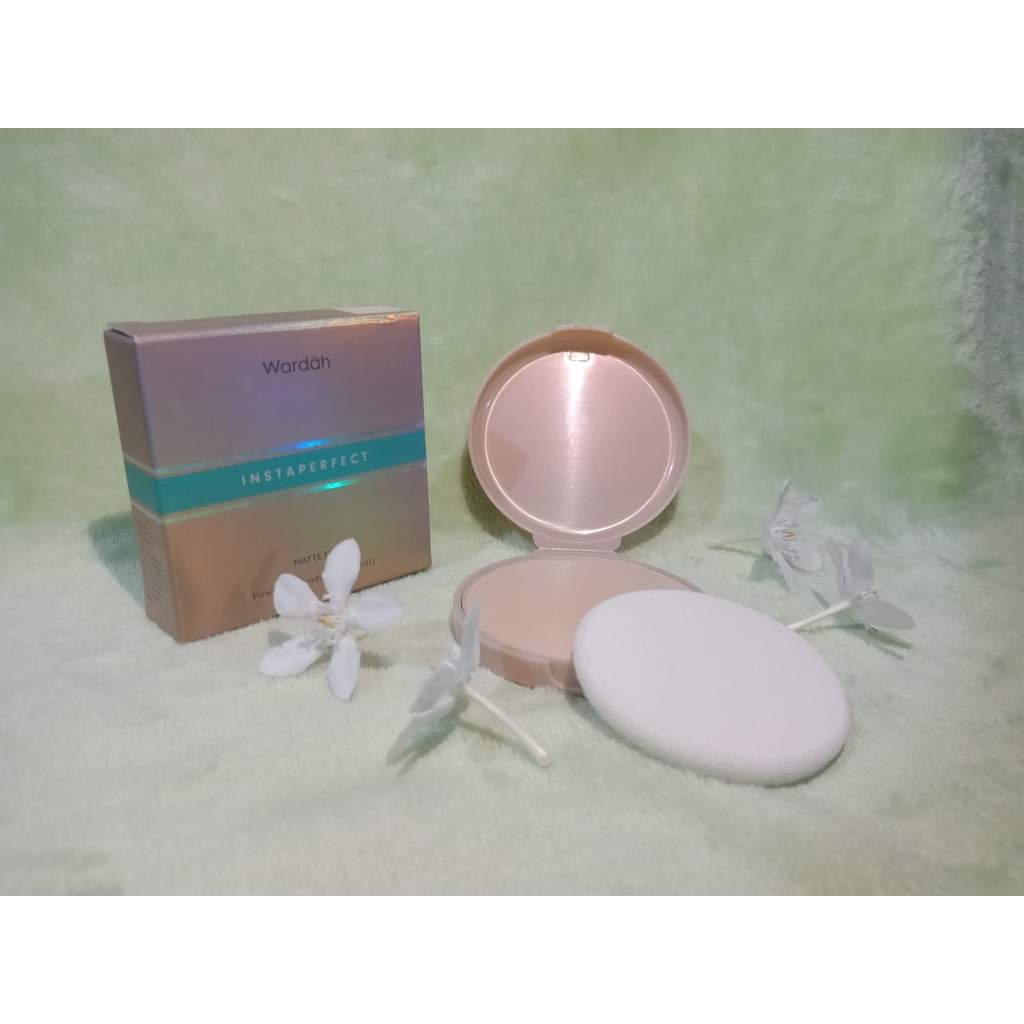 Jual Wardah Instaperfect MATTE FIT Powder Foundation Refill (IVORY ...
