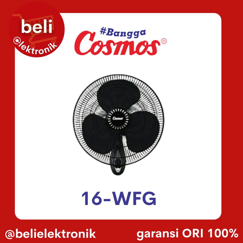 Jual COSMOS Kipas Angin Dinding Tembok Wall Fan 16 Inch 16 WFG | Shopee ...