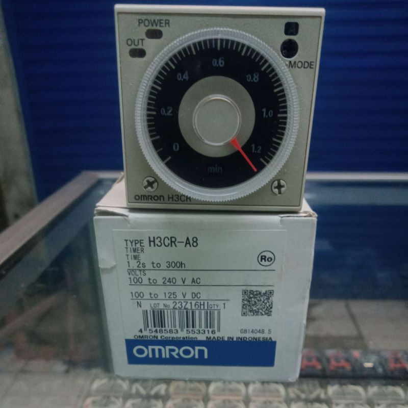 Jual TIMER OMRON H3CR-A8 220V ORIGINAL 8 KAKI | Shopee Indonesia