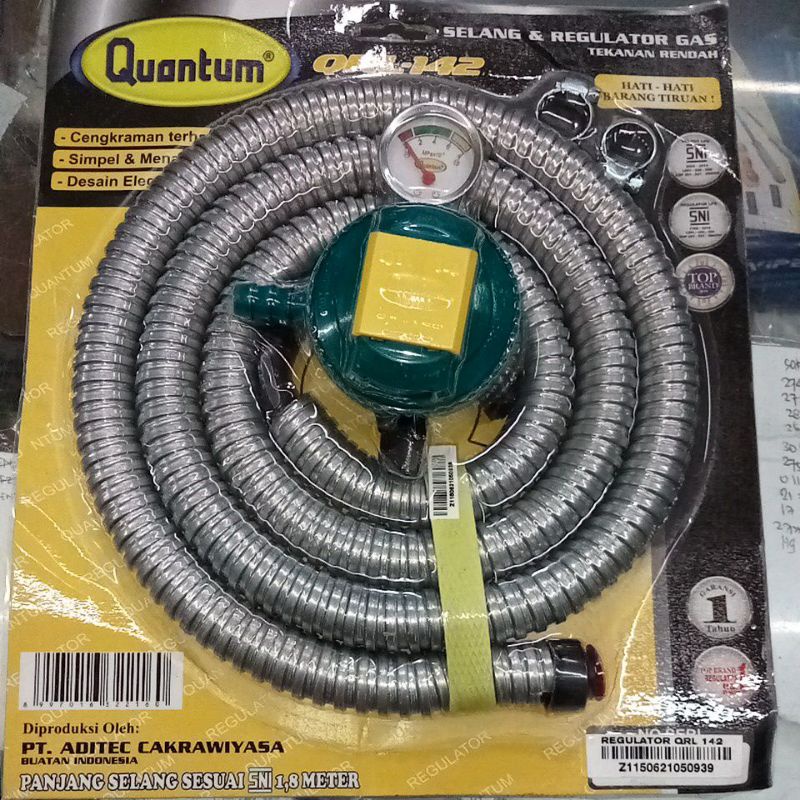 Jual Selang gas Quantum QRL 022 QRL022 / 032 / QRL 142 / QRL 242 Regulator dan Selang Gas ...