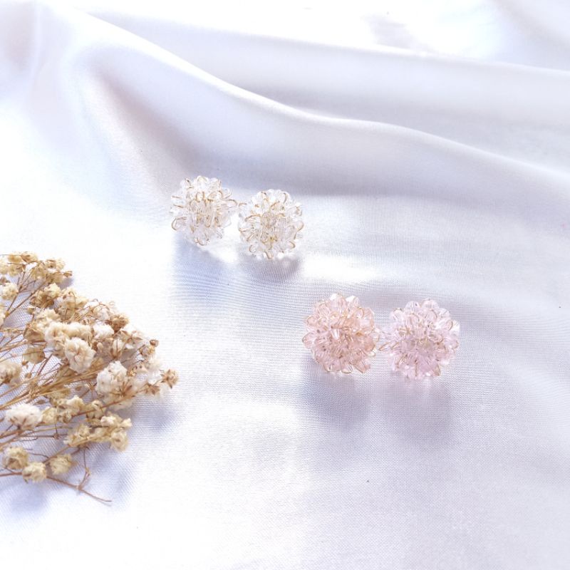 Jual Anting Korea Stud Desain Bunga Simple | Shopee Indonesia