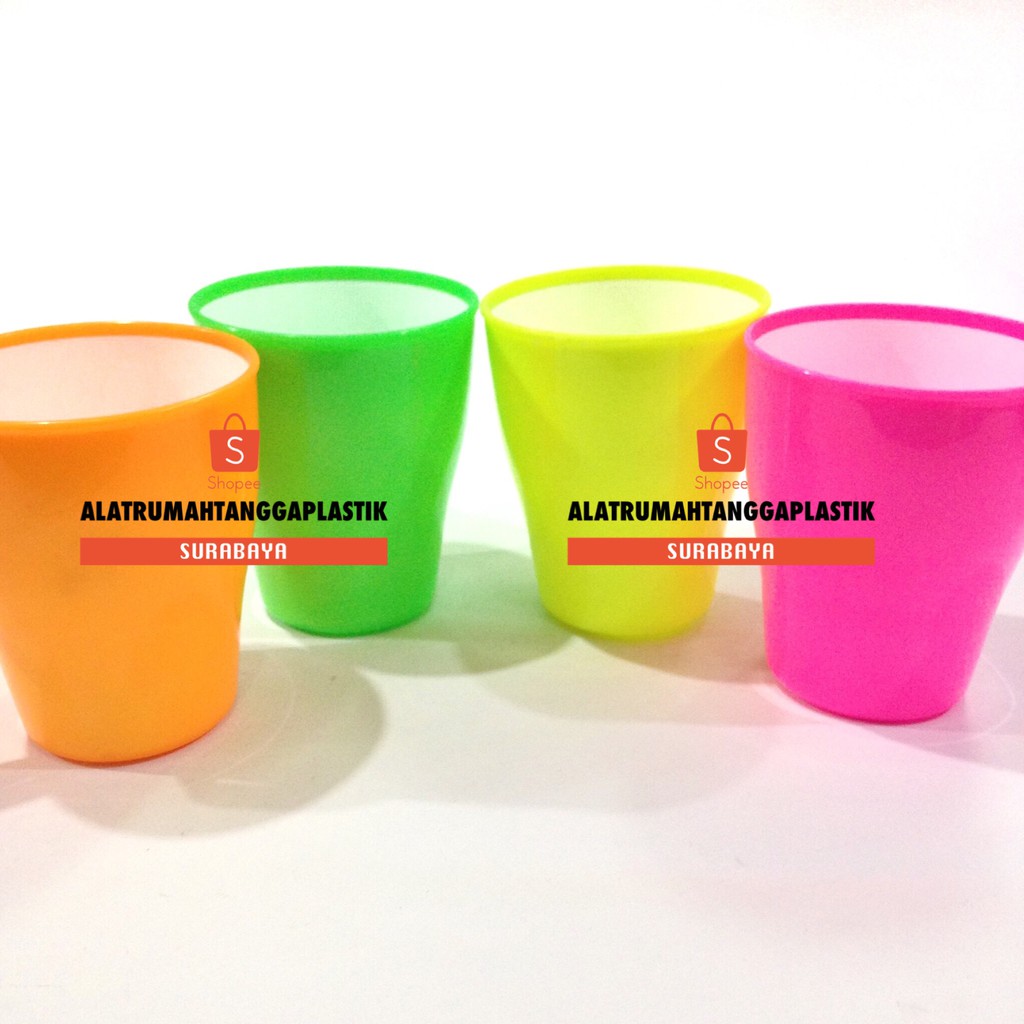 Jual 12 pcs Gelas Plastik Gunma Calista / Gelas Murah / Gelas Polos ...