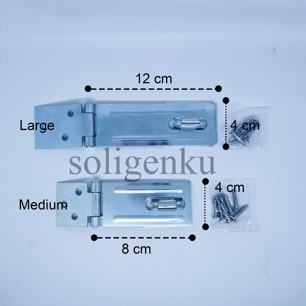 Jual GRENDEL OVERPAL SOLIGEN PANJANG 12 8 CM TEMPAT GEMBOK CANTOLAN ...