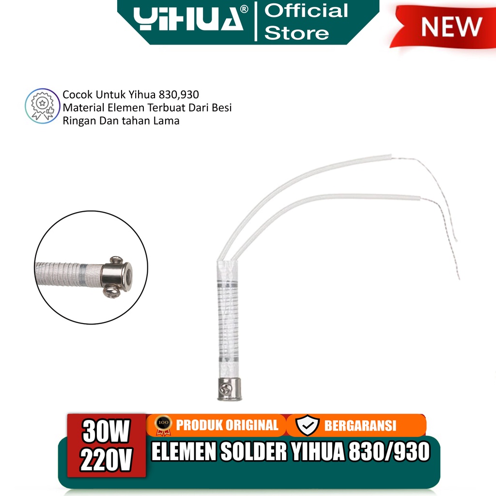 Jual Elemen Soldering Iron Solder Tangan Listrik Yihua 830 930 Original | Shopee Indonesia