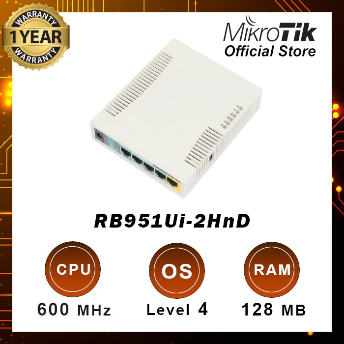 Jual MikroTik Router Board RB951Ui-2HnD 1 unit | Shopee Indonesia