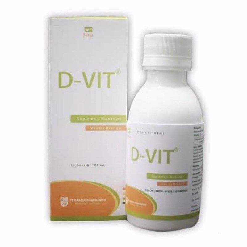 Jual Dvit sirup 100 ml ( suplemen memenuhi kebutuhan vit D3 ) | Shopee ...