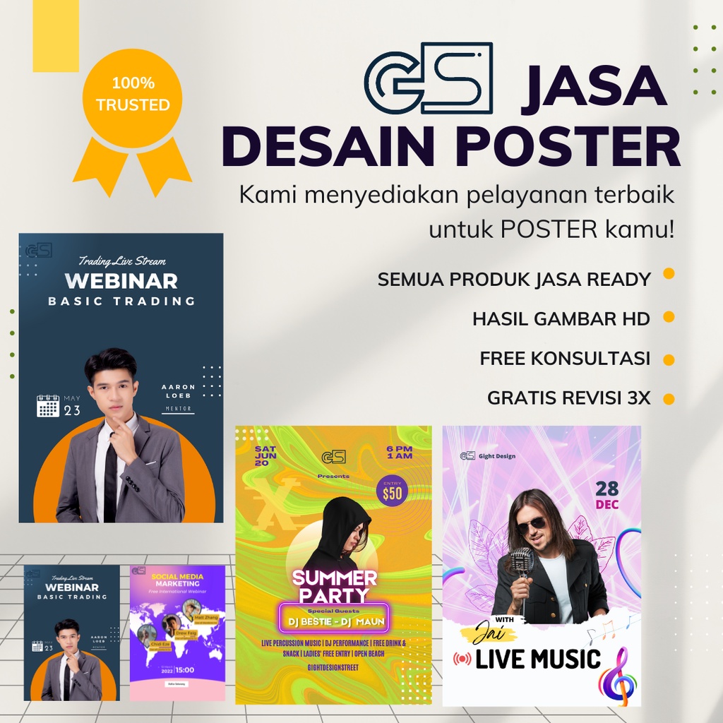 Jual Desain Poster/Flyer I Jasa Desain | Shopee Indonesia