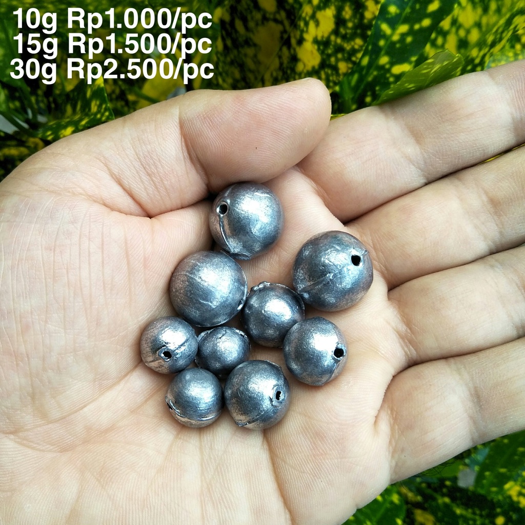 Jual Timah Pancing - Sinker / Singker Pemberat Mancing Dasaran ...