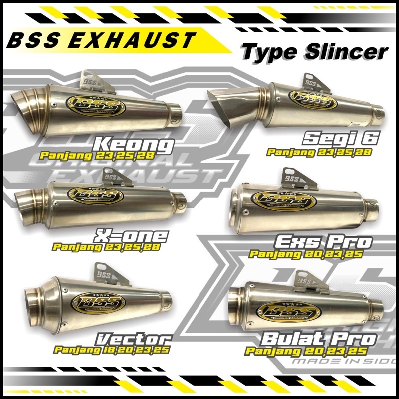 Jual Slincer only Khusus Full Sarangan BSS EXHAUST | Shopee Indonesia