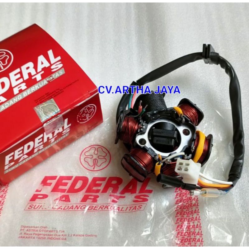 Jual SPULL SPUL STATOR ASSY KOMPLIT FEDRRAL HONDA ASTREA GRAND ( FP-31120-GN5-2100 ) | Shopee ...