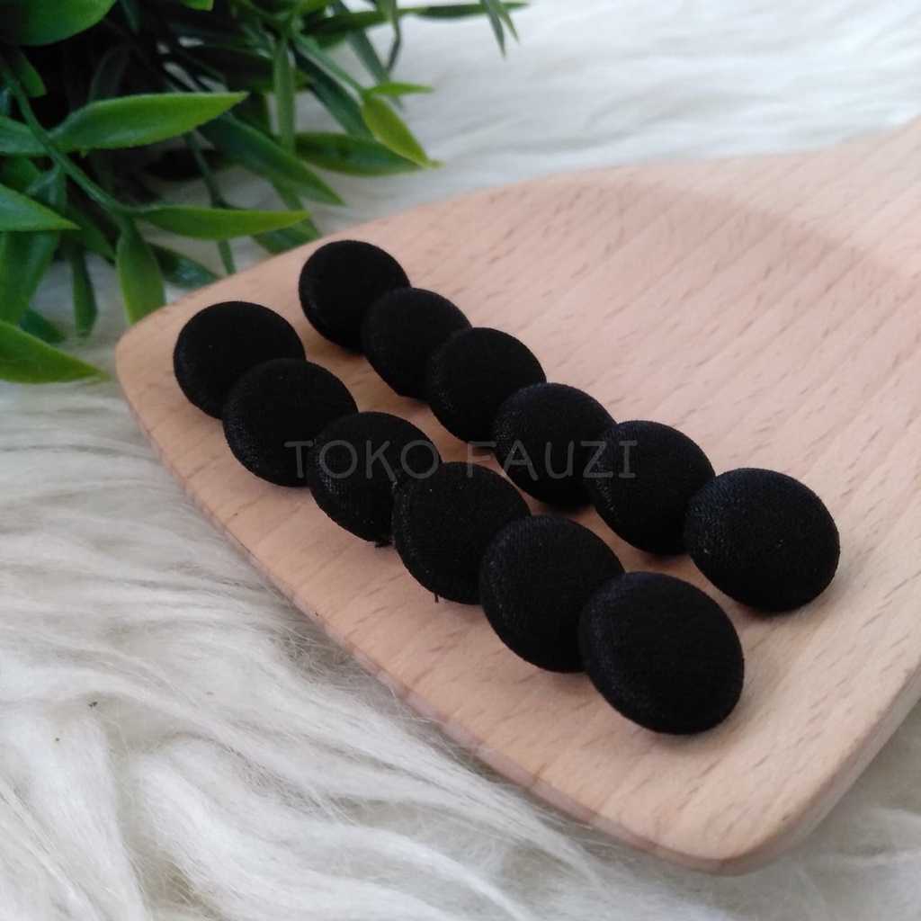 Jual Kancing Jamur Bungkus Kain Polos diameter 1.5cm | Shopee Indonesia