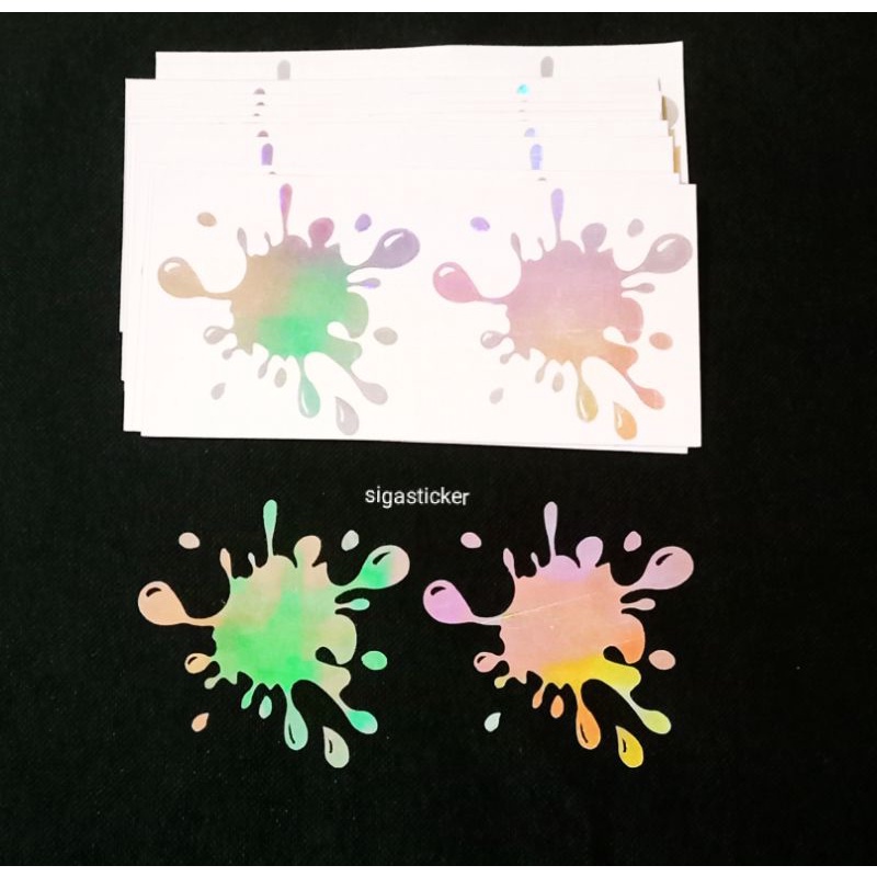 Jual stiker sticker bercak sticker crot cutting isi 2 asesoris motor ...