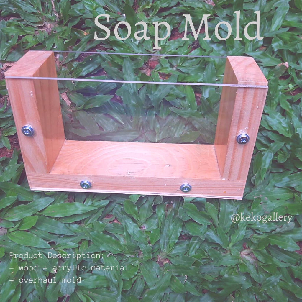 Jual Soap Mold | Cetakan sabun acrylic kayu | Shopee Indonesia