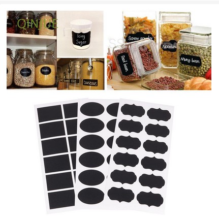 Jual Chalkboard Labels 3 Diferent Shape - Label Hitam 3 Bentuk (3sheet ...