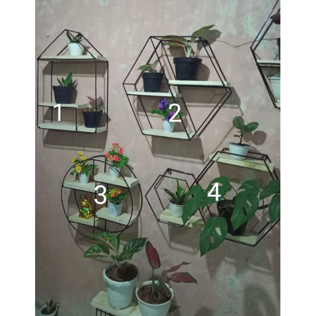Jual Rak bunga besi dinding | Shopee Indonesia