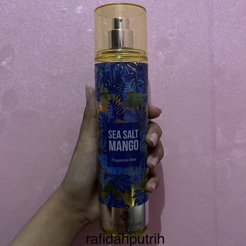 Jual Preloved PL Yves Ryan Sea Salt Mango Fragrance Mist 250ml body ...