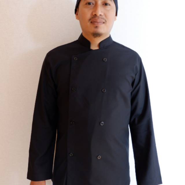 Jual SERAGAM CHEF HITAM | Shopee Indonesia
