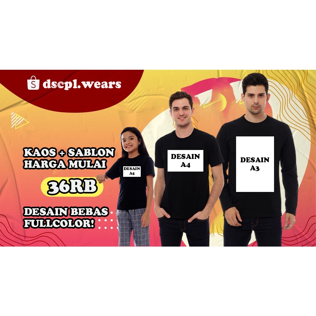 Jual CUSTOM KAOS DESAIN SENDIRI DESAIN SUKA SUKA (UKURAN A5 ATAU ...