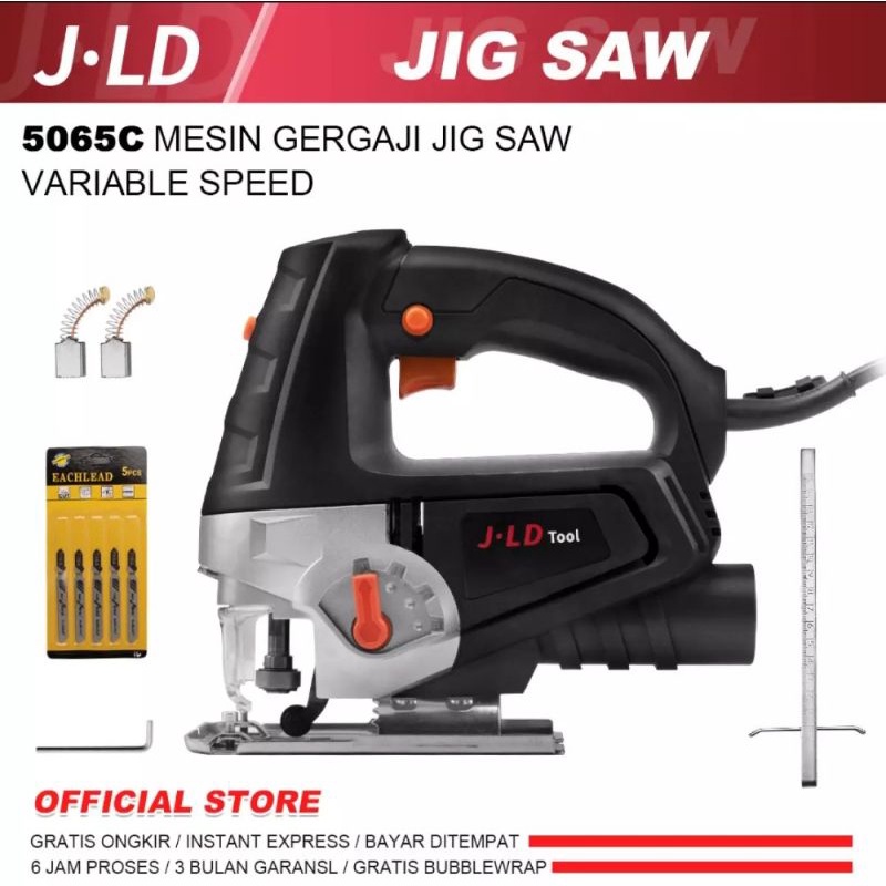 Jual JIGSAW LASER JLD MESIN GERGAJI TRIPLEK DAN KAYU 65MM CANGGIH ADA ...