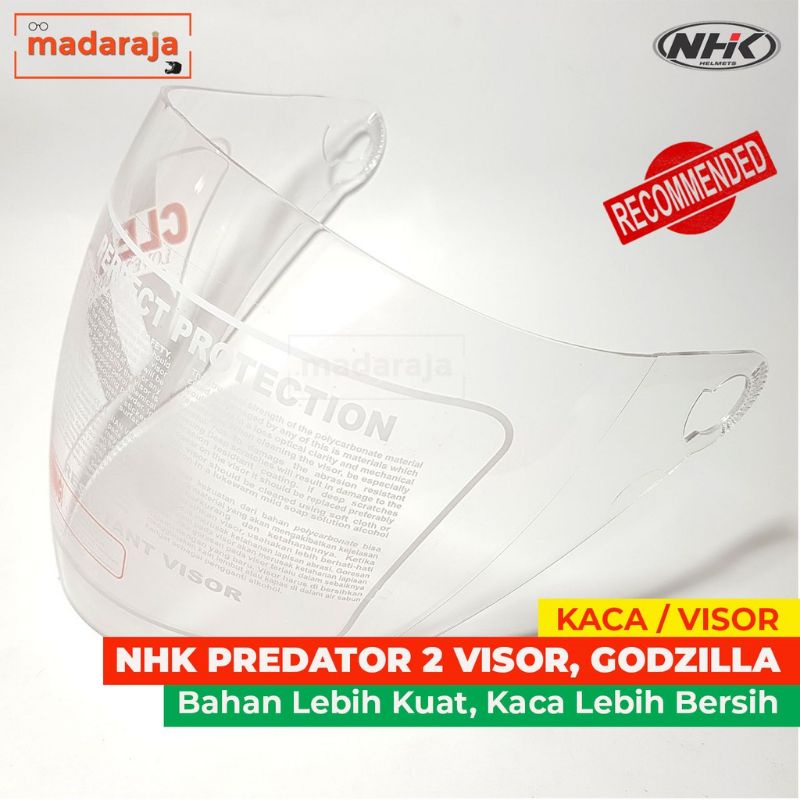 Jual Kaca Visor Helm NHK PREDATOR 2 Visor pnp NHK Predator Crypton Kaca ...