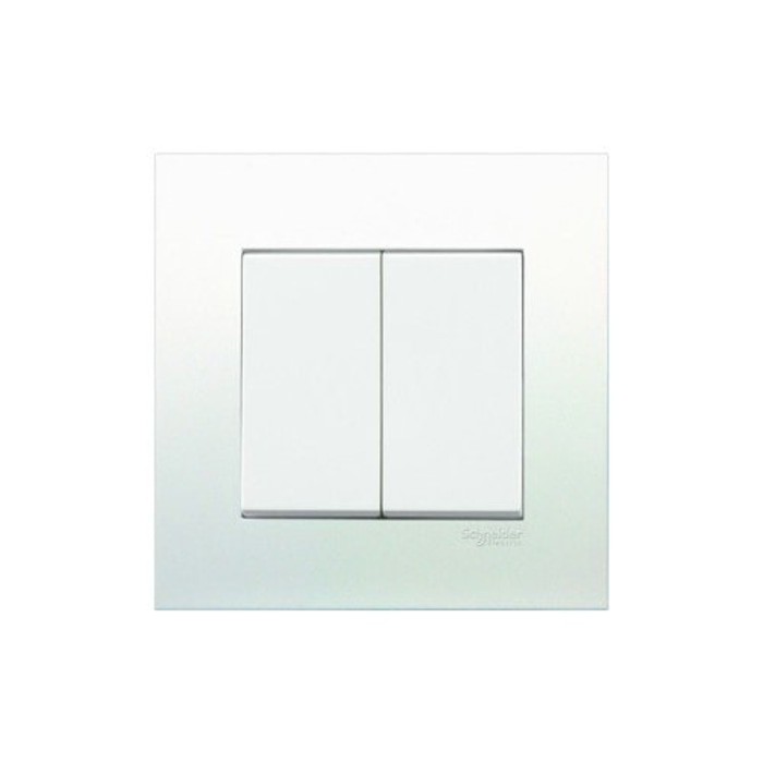 Jual Saklar Schneider VIVACE Double - KB32_1_WE_G3 | Shopee Indonesia