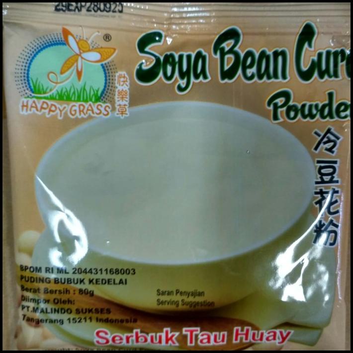 Jual Soya Bean Curd Powder Happy Grass / Serbuk Puding Kembang Tahu ...