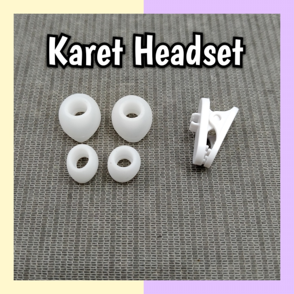 Jual Karet Earbuds Headset Universal Earbuds Karet Telinga Headset ...