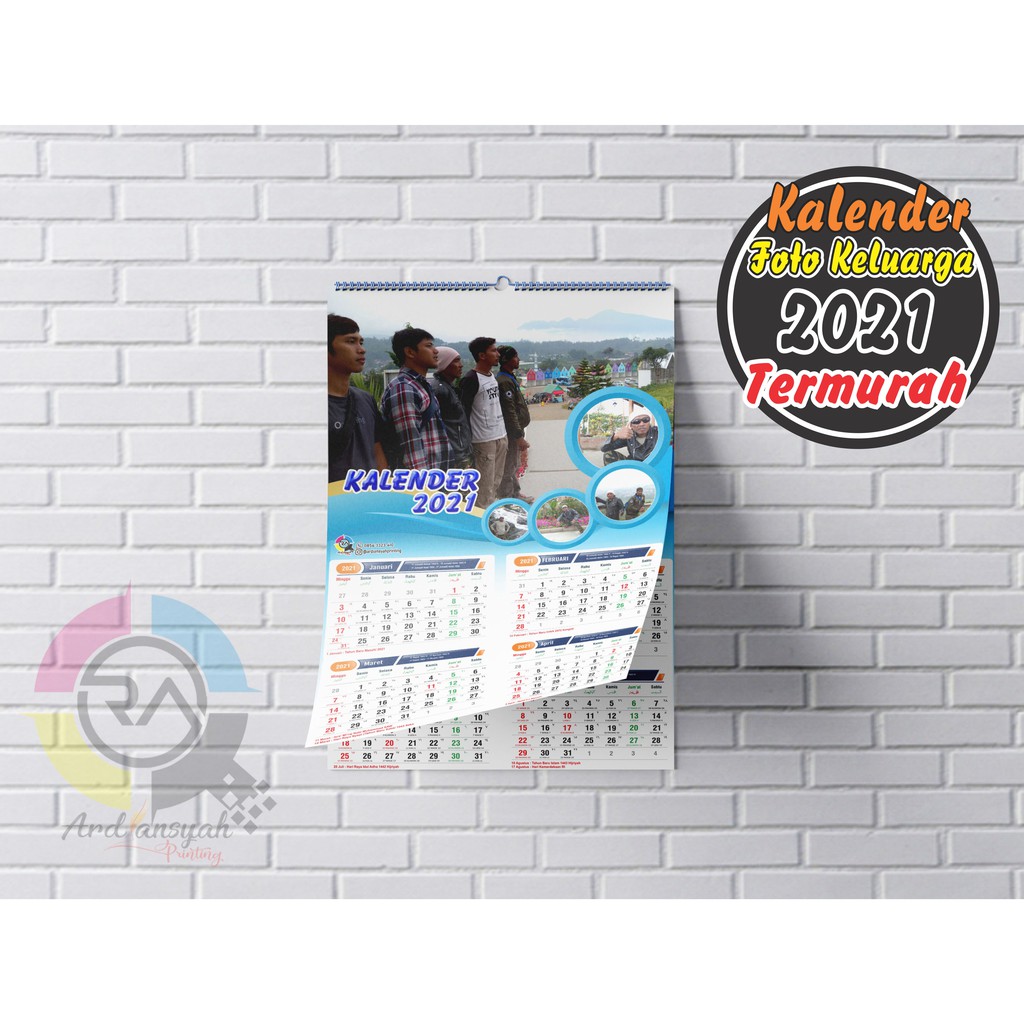 Jual Kalender Dinding Custom Foto Keluarga Kalender murah kekinian 2023 ...