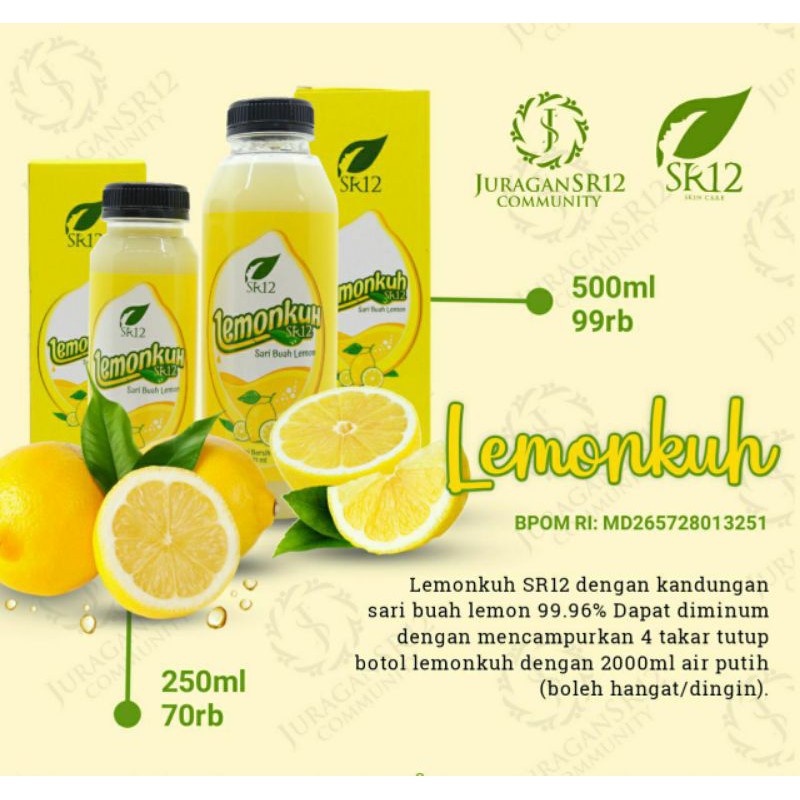 Jual Lemonkuh SR12 (250 ml) | Shopee Indonesia