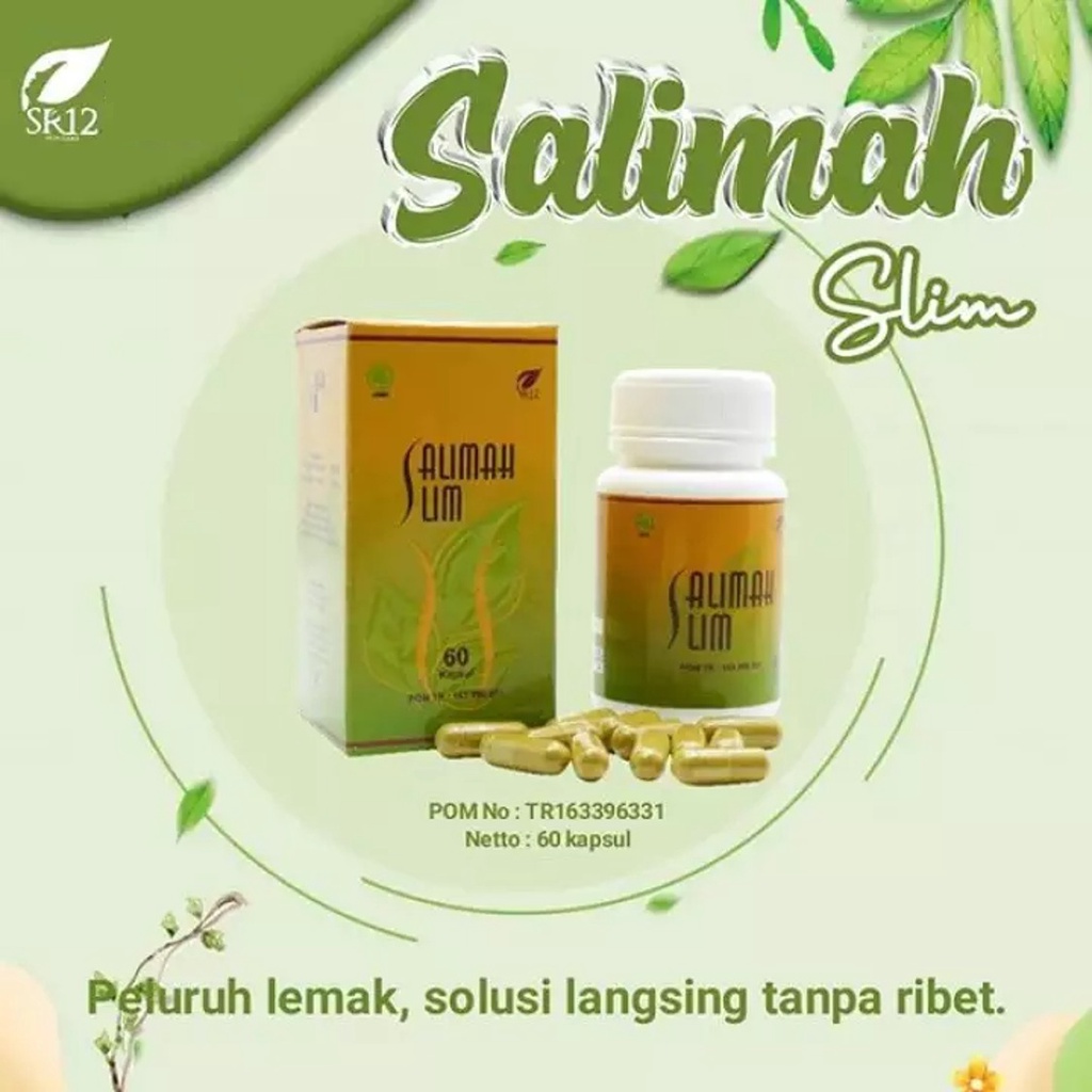 Jual Salimah Slim SR12 Original Pelangsing Herbal - Sr12 Salimah Salimah Slim Sr12 Original ...