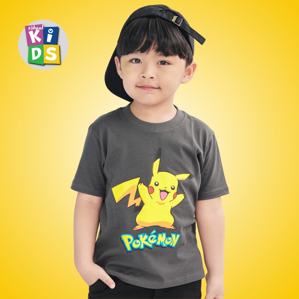 Jual Kaos Anak Kartun Lucu Gambar POKEMON Untuk Umur 1 Sampai 7 Tahun ...