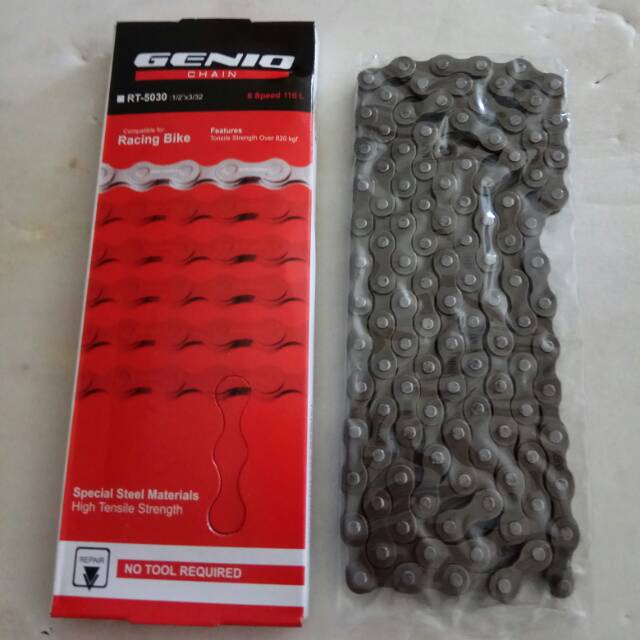 Jual Rantai sepeda Genio 6 / 7 speed | Shopee Indonesia