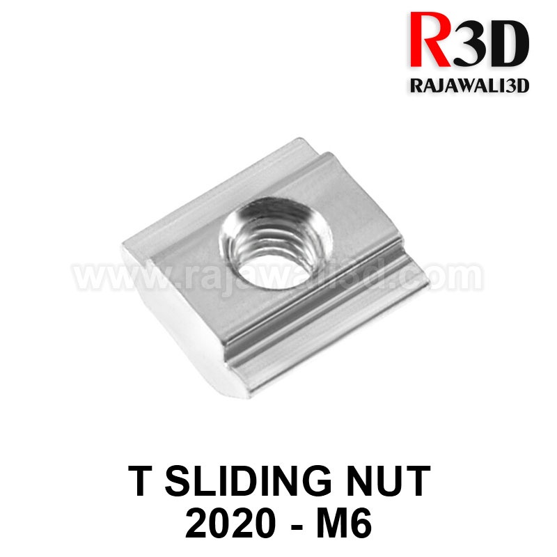 Jual T Nut M6 Tee Nut T Sliding Nut 20-M6 Square Aluminium Profile 2020 | Shopee Indonesia