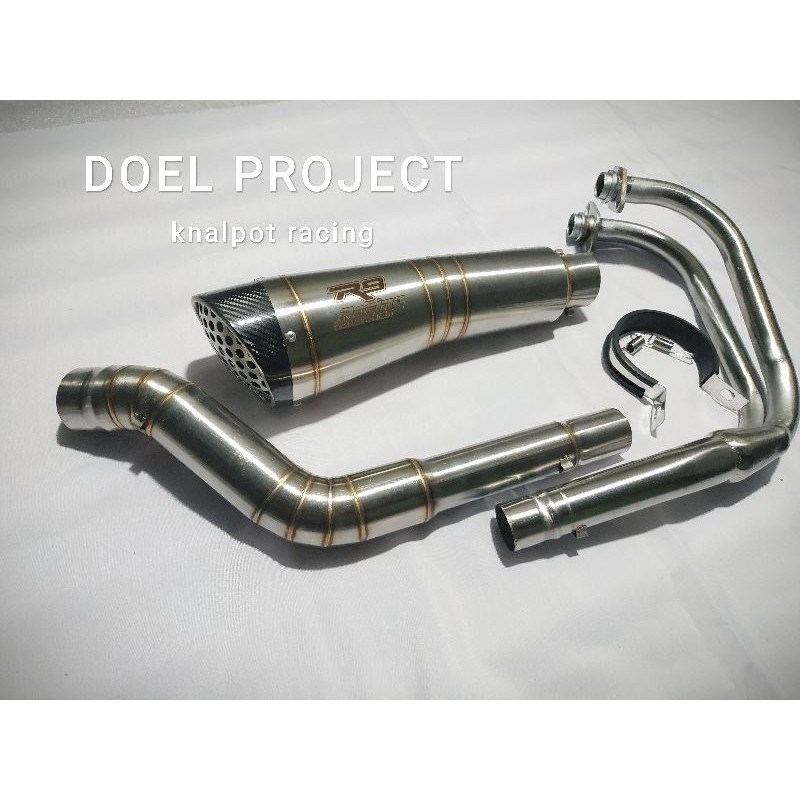 Jual Knalpot racing R9 H2 ninja 250fi ninja 250 karbu R25 MT25 CBR250 ...