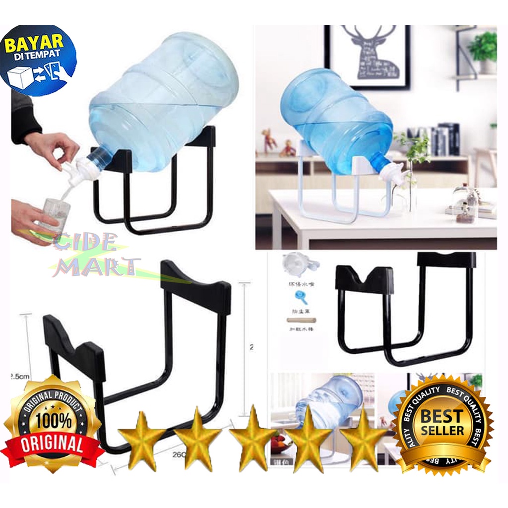 Jual BONUS KRAN - RAK KAKI GALON AIR HOLDER GALON DUDUKAN GALON / STAND ...