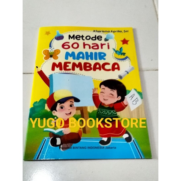 Jual Metode 60 Hari Mahir Membaca Paud TK ORIGINAL FULL COLOUR UKURAN ...
