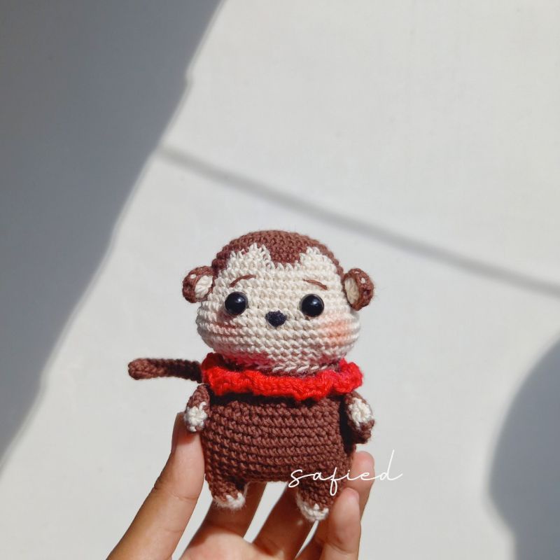 Jual Boneka Rajut Monyet / Monkey Amigurumi (Boneka Rajut / Crochet ...