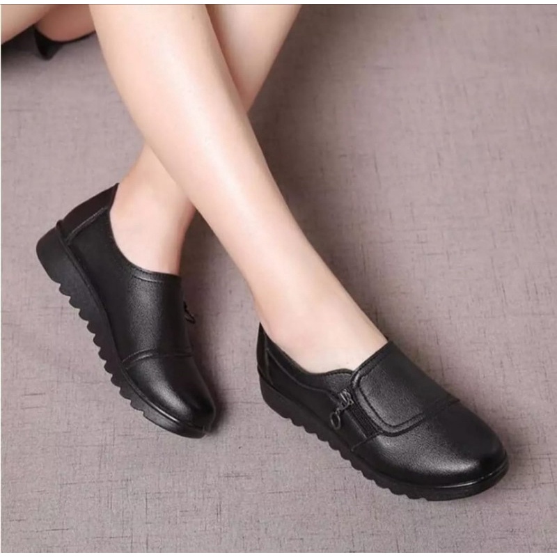 Jual Sepatu Loafers Sleting Wanita Sepatu Loafers Wanita Sepatu ...