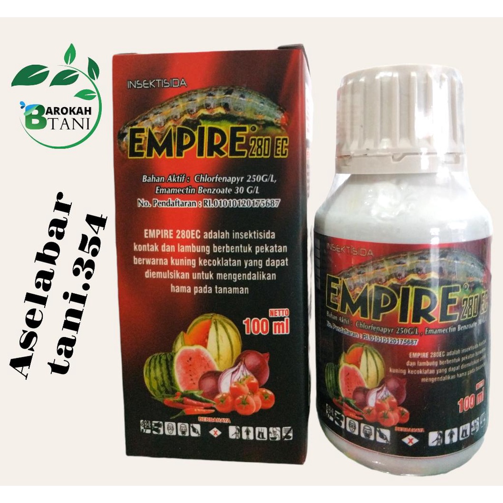 Jual Insektisida Empire 280EC Isi 100 ml Bahan aktif : klorpenafir 250g ...