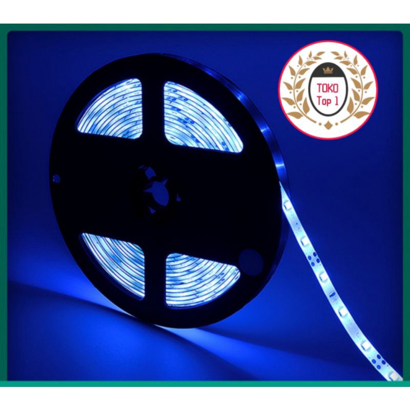 Jual lampu led strip biru 2835 ip44 5m dc12v biru /waterproof lampu ...