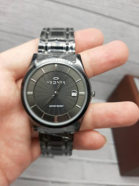 Jual Jam Hegner pria Hw 1261 G original Black | Shopee Indonesia