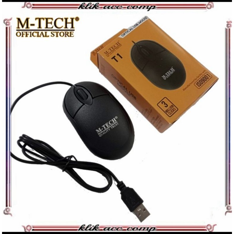 Jual M Tech Original Mouse Komputer PC / mouse Laptop Kabel USB MT-129 ...