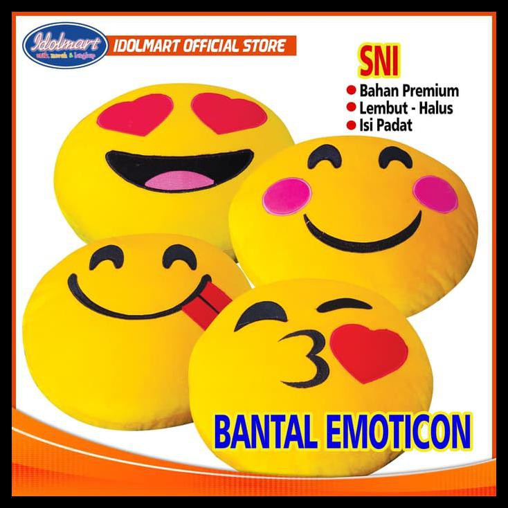 Jual Bantal Emoji - Bantal Emoticon Unik Dan Lucu | Shopee Indonesia