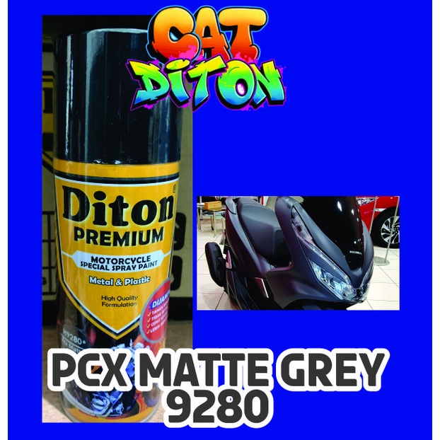 Jual Cat Pilox Diton Premium Honda PCX Matte Grey 9280 Warna Abu Doff ...