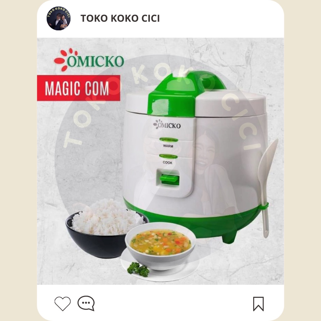 Jual MAGIC COM OMICKO 1.2 L / RICE COOKER / TEMPAT NASI / TEMPAT BUAT ...