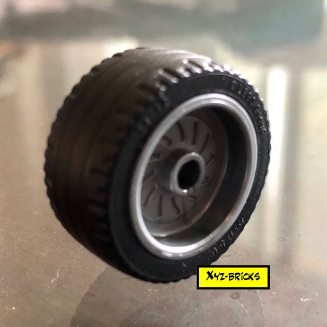 Jual LEGO PARTS 6102596 6102594 - Tyre Low Dia 24x12 Black & Rim Dia ...