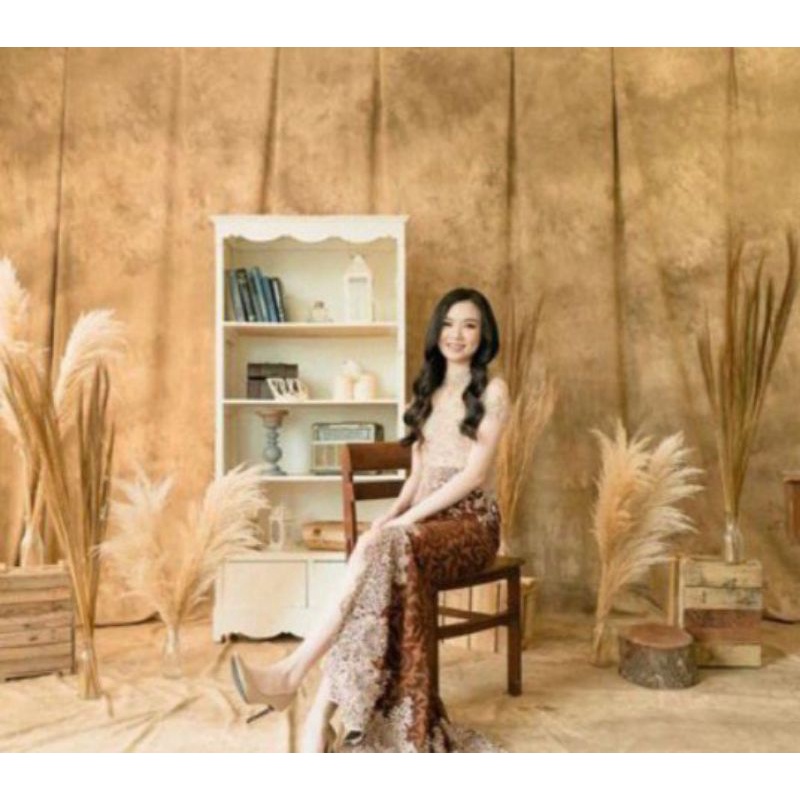 Jual Background Backdrop Layar Latar Studio Abstrak kream klasik ...