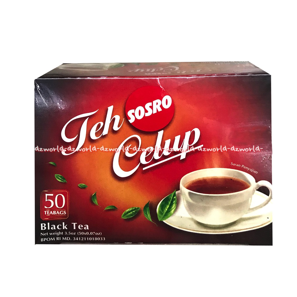 Jual Teh Sosro Celup Black Tea 50tea Bags Teh Dari Daun Hitam Pilihan ...