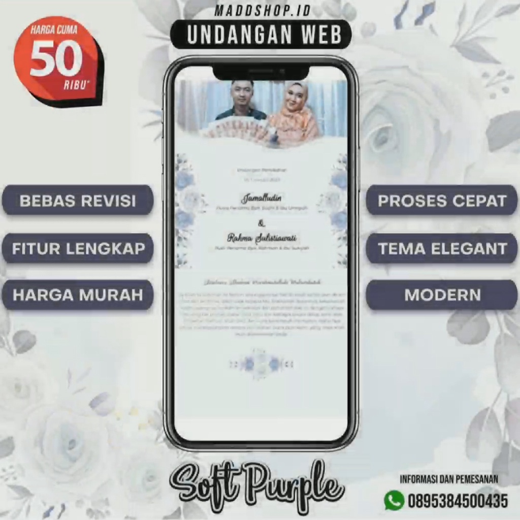 Jual Undangan Pernikahan Web | Undangan Website Murah | Undangan ...