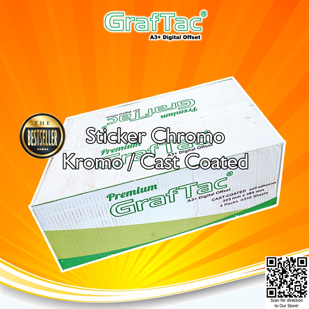 Jual Graftac Stiker Kromo A3+ Bontak Sticker Cast Coated Digital Print ...